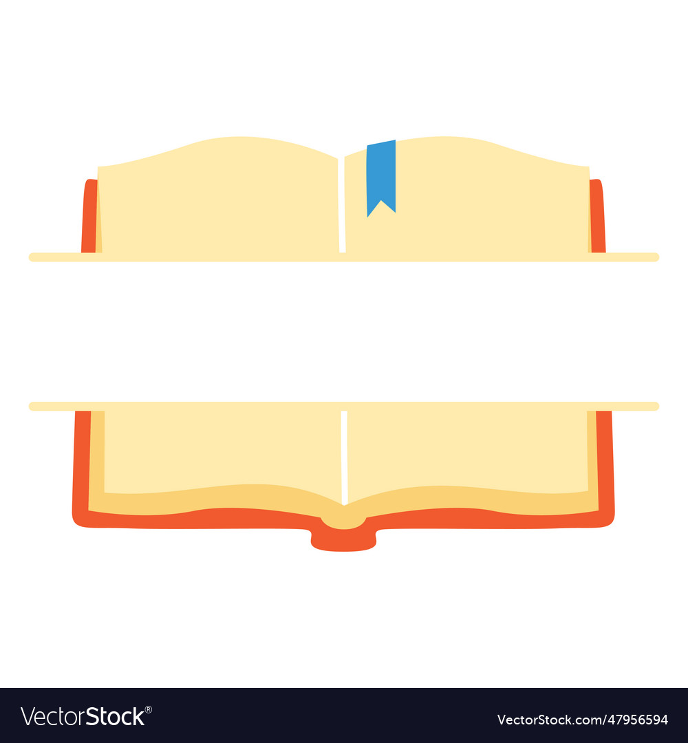 Book split icon Royalty Free Vector Image - VectorStock