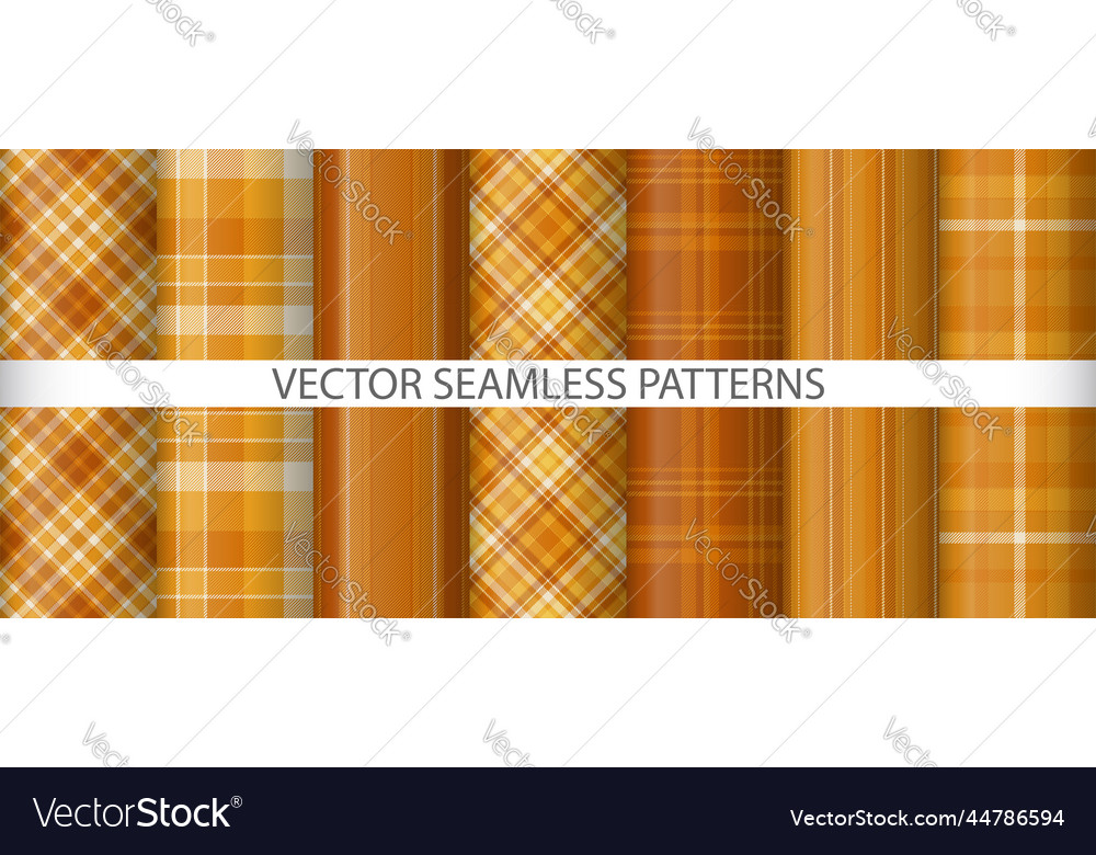Set background pattern texture textile fabric Vector Image