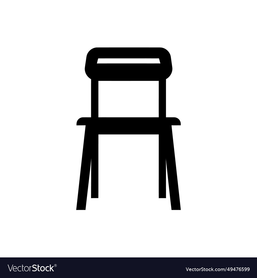 Chairs icon - simple Royalty Free Vector Image Chairs icon - simple Royalty Free Vector Image