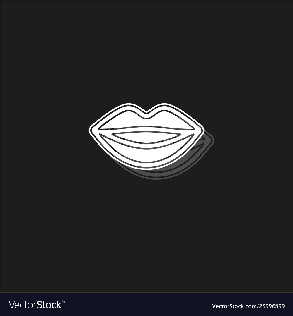 Lips - kiss icon red lipstick love Royalty Free Vector Image Lips - kiss icon red lipstick love Royalty Free Vector Image
