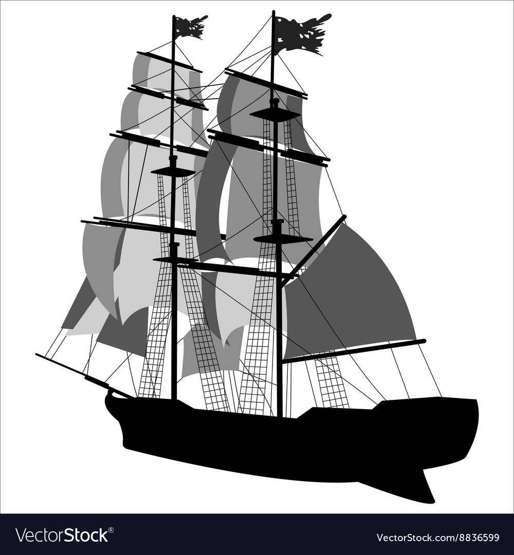 Sailing ship Royalty Free Vector Image - VectorStock