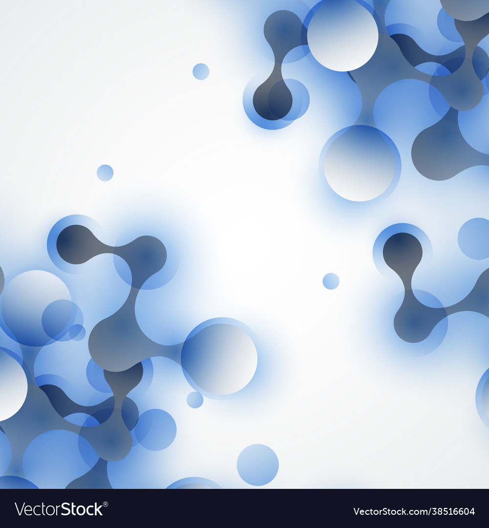 Abstract Connection Structure And Science Vector Image