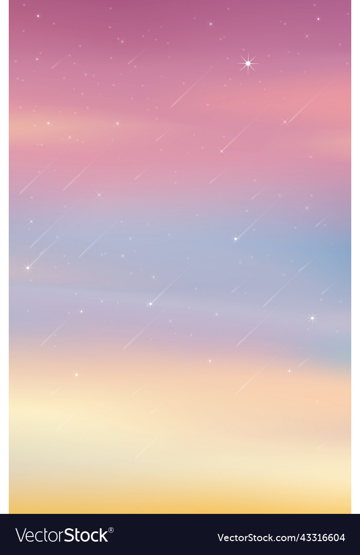 Milky way sky galaxy fantasy background in multi Vector Image