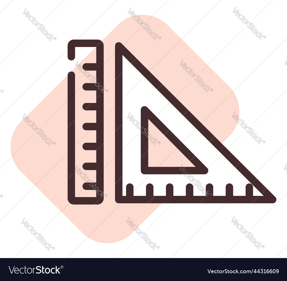 Basic geometry education on a white background Vector Image