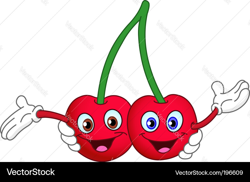 Cherry Royalty Free Vector Image - VectorStock