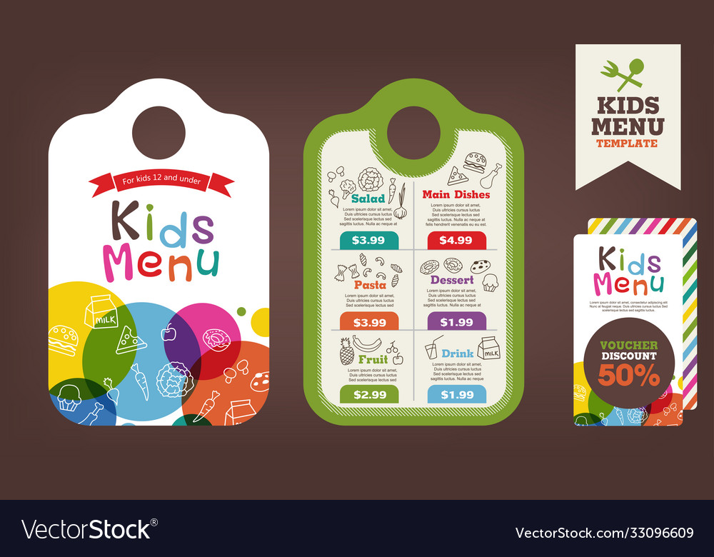 Menu Royalty Free Vector Image - VectorStock