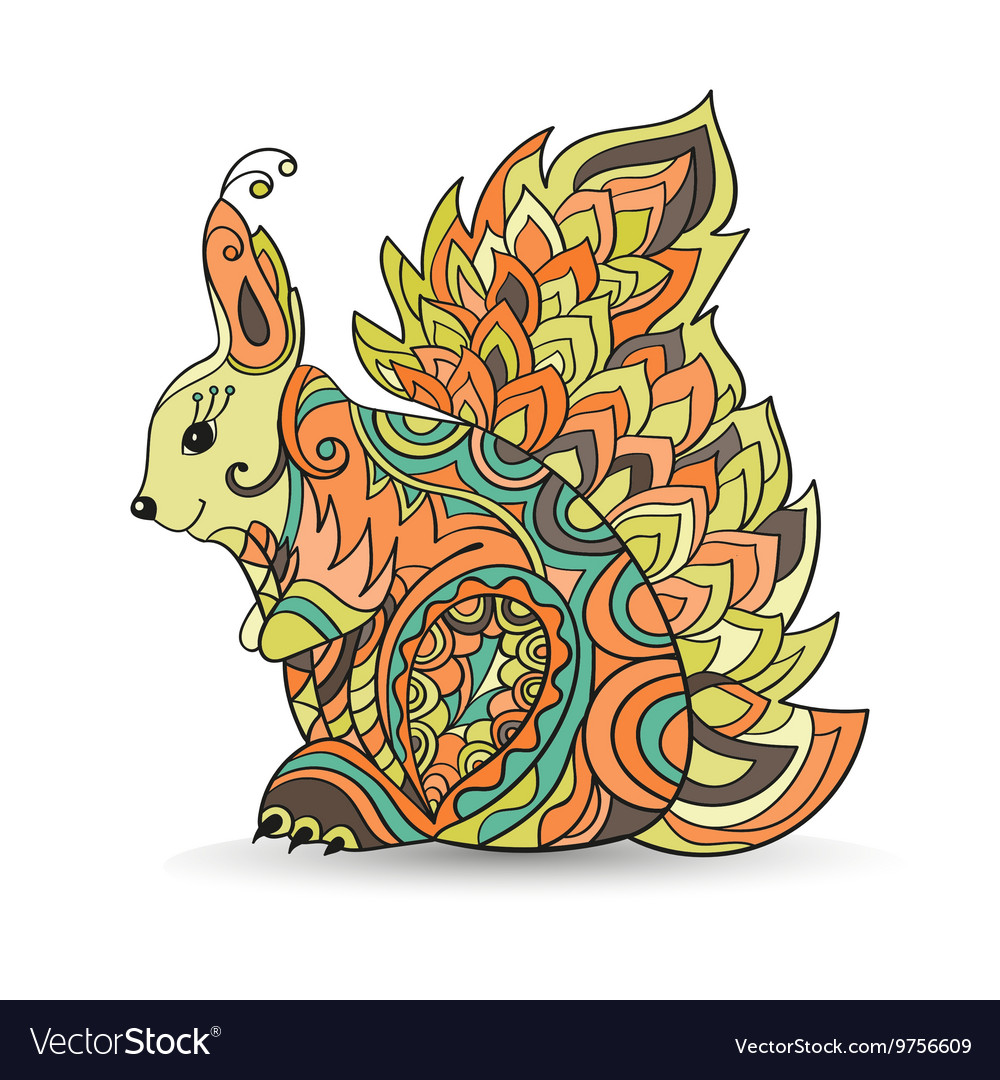 Squirrel Royalty Free Vector Image - VectorStock
