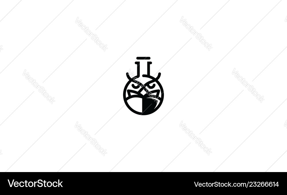 Owl lab icon logo Royalty Free Vector Image - VectorStock