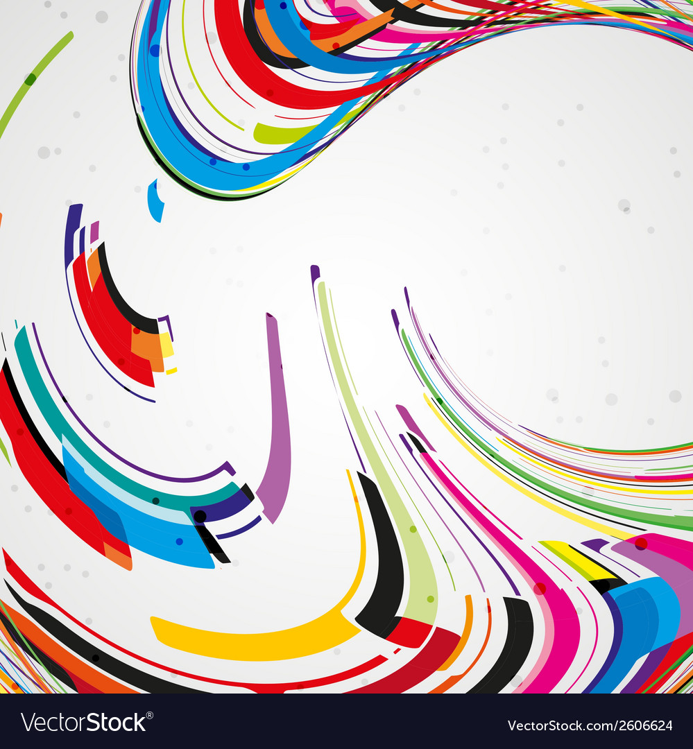 Colorful lines background Royalty Free Vector Image