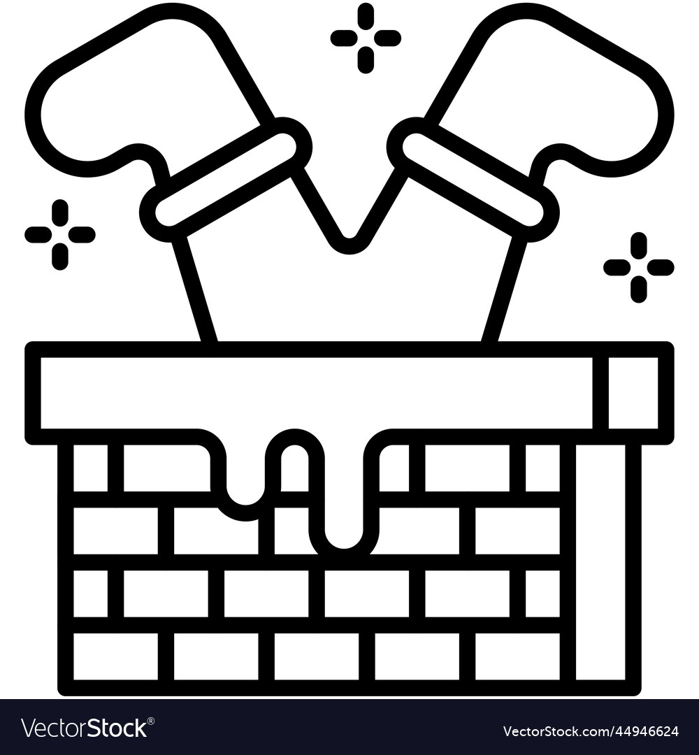 Santa Claus In Chimney Icon Christmas Related Vector Image