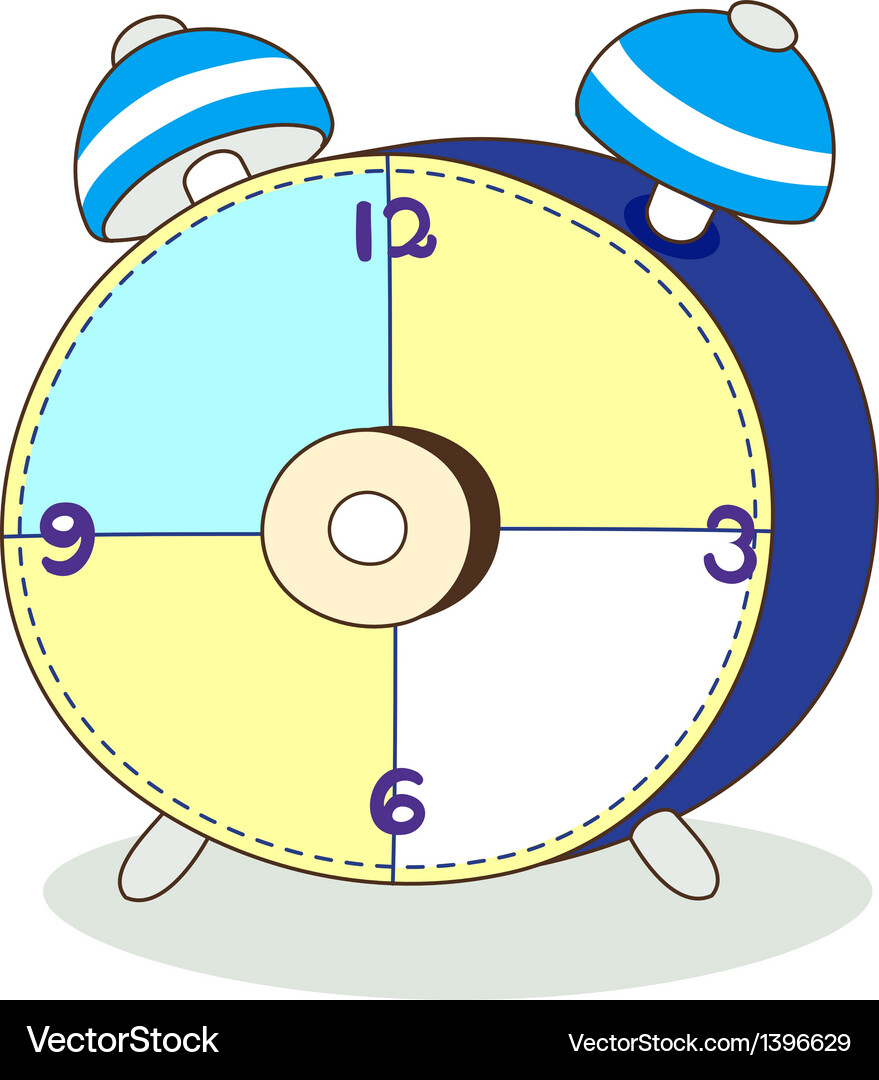 A clock Royalty Free Vector Image - VectorStock