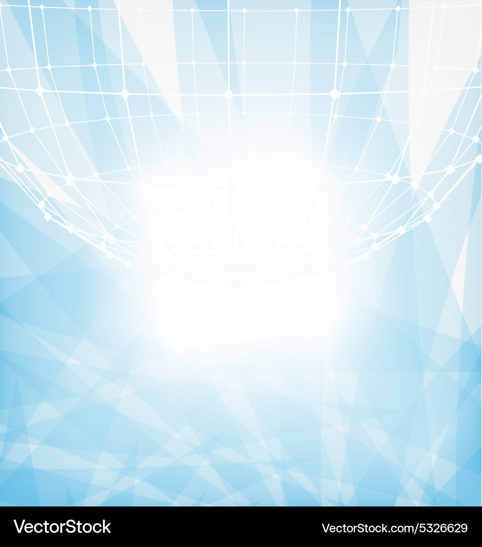 Abstract particles circle Royalty Free Vector Image