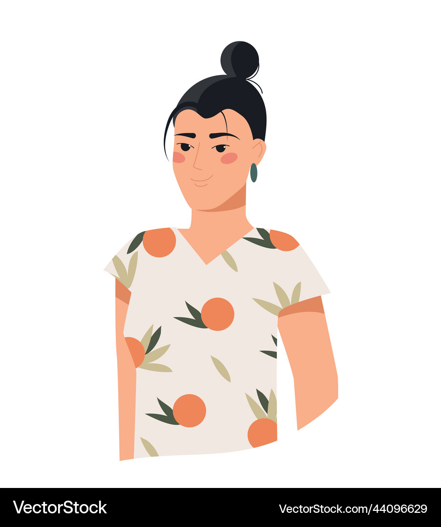 Asian woman concept Royalty Free Vector Image - VectorStock