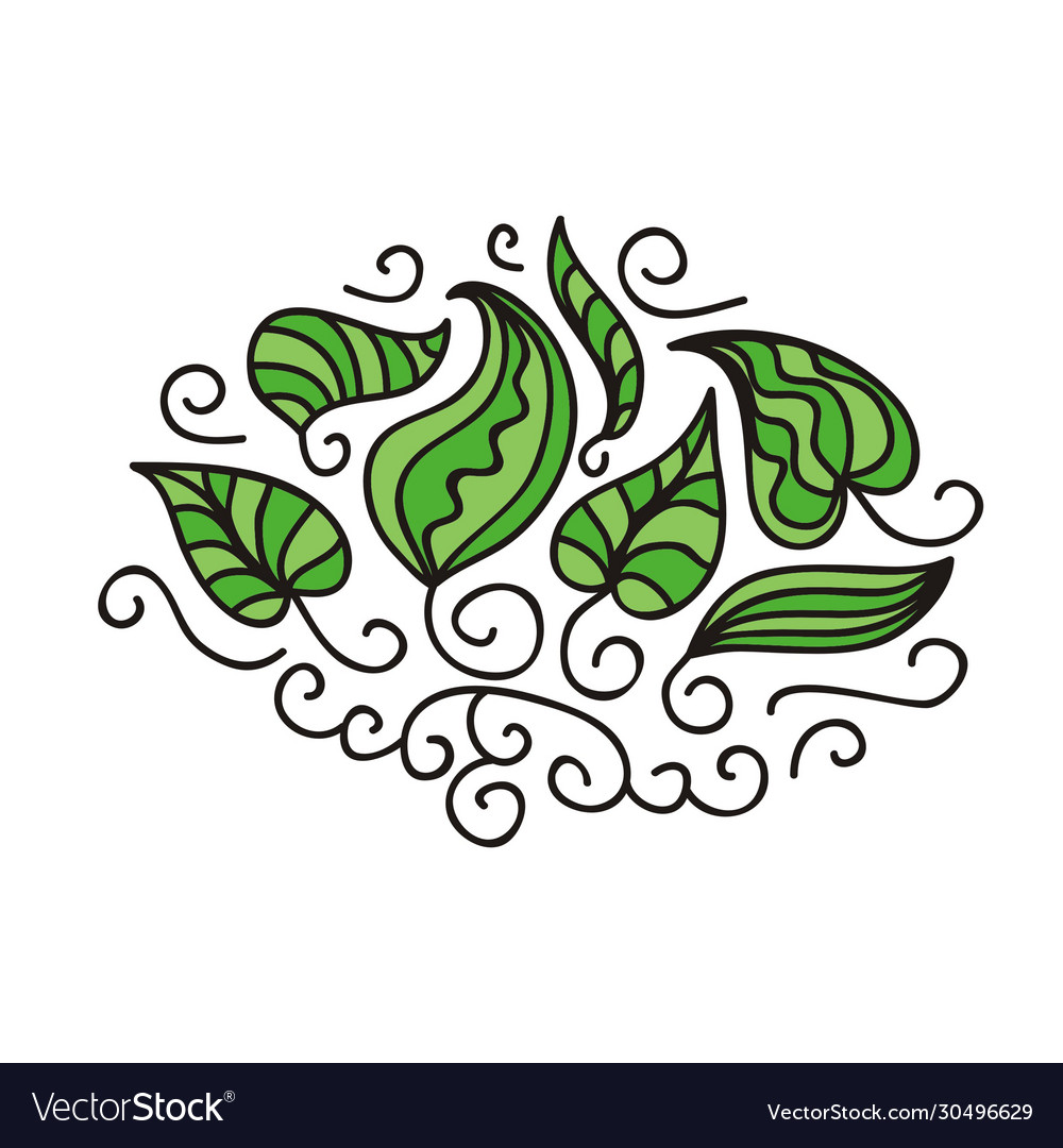 Beautiful nature pattern Royalty Free Vector Image