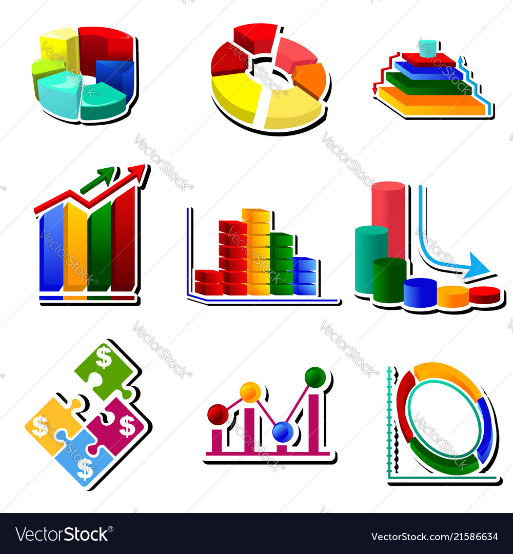 Diagram chart Royalty Free Vector Image - VectorStock