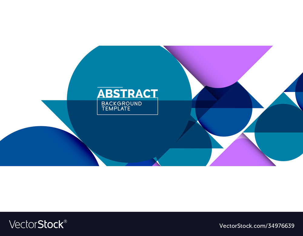 Clean minimal geometric abstract background Vector Image