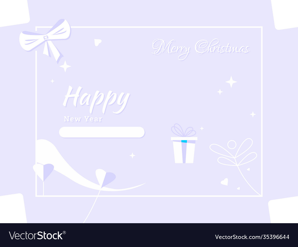 Social media design concept new years christmas Vector Image Social media design concept new years christmas Vector Image