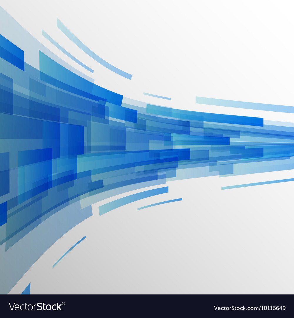 Abstract dark blue rectangles technology Vector Image
