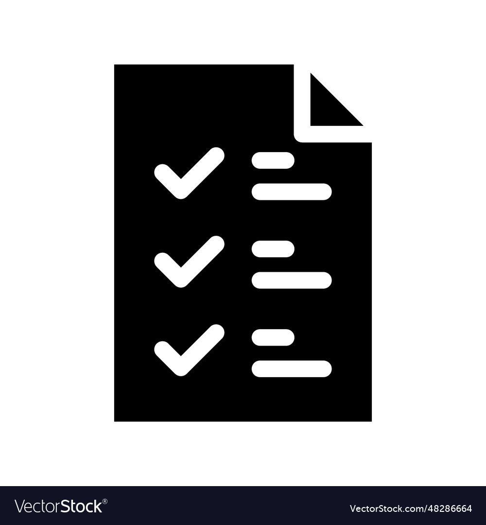 Checklist icon Royalty Free Vector Image - VectorStock