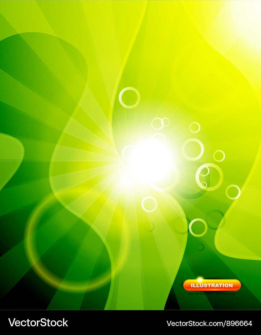 Green shiny background Royalty Free Vector Image