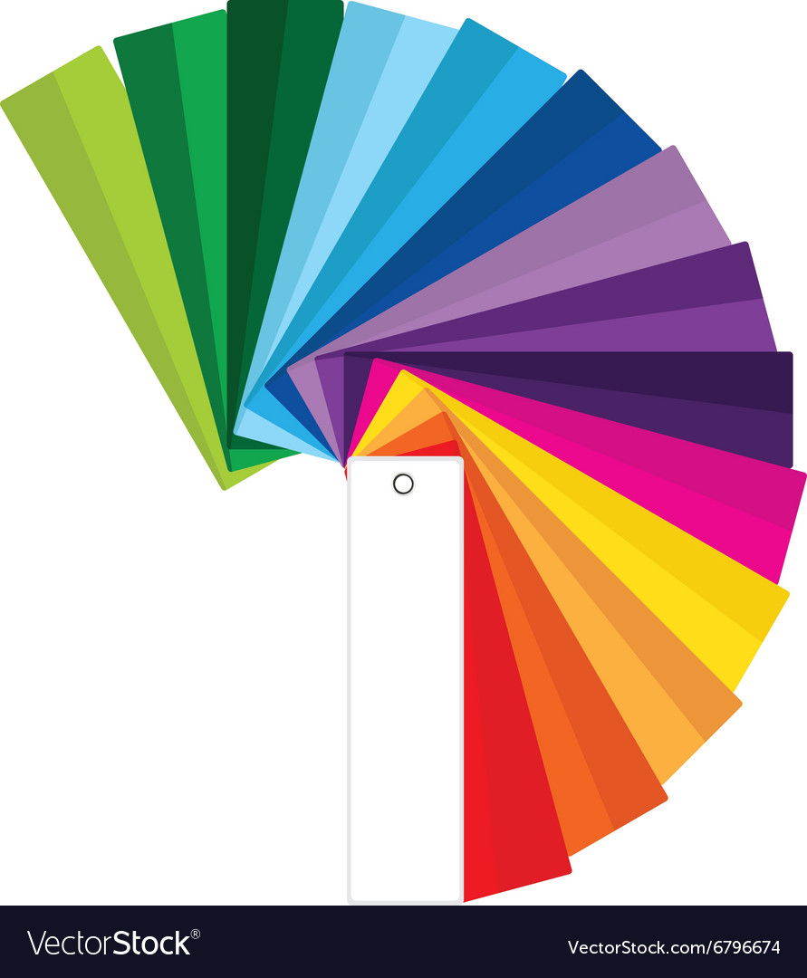 Color guide Royalty Free Vector Image - VectorStock