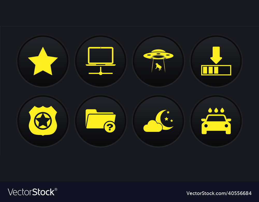 Set police badge loading unknown directory Vector Image Set police badge loading unknown directory Vector Image