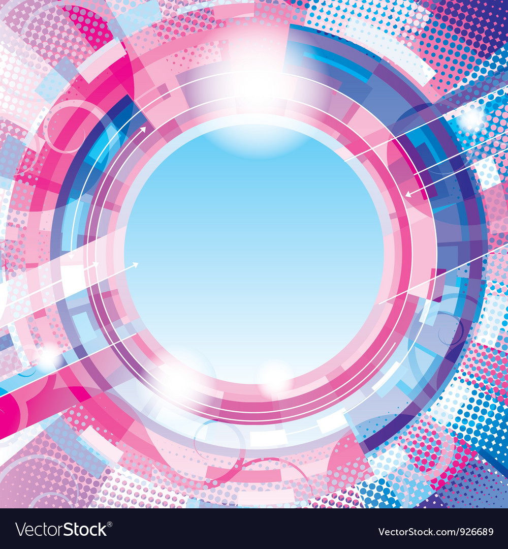 Abstract circle background Royalty Free Vector Image