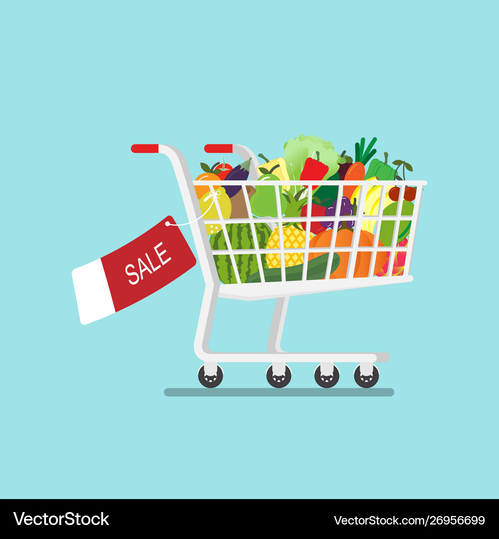 Sale web site page and mobile app design Vector Image