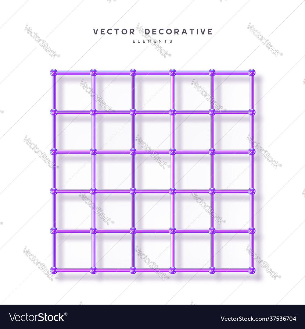 3d atom array grid Royalty Free Vector Image - VectorStock