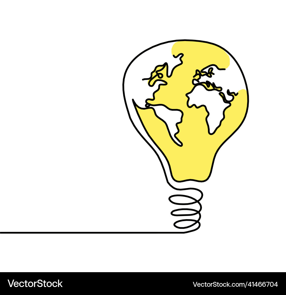 Light Bulb Clip Art Earth