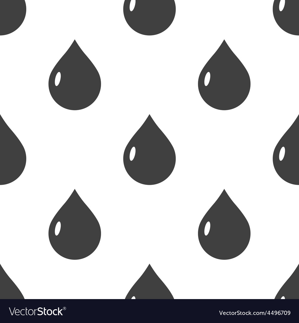 Drop seamless pattern Royalty Free Vector Image