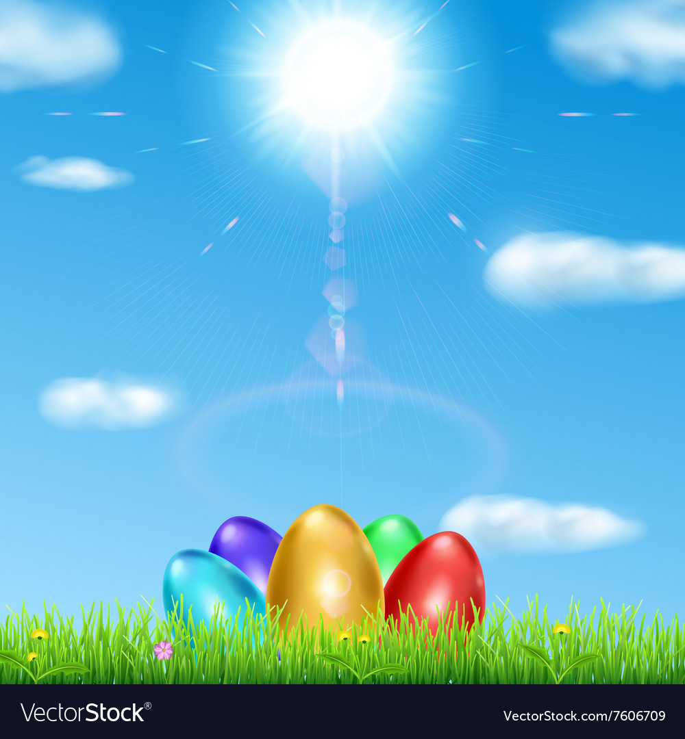 Easter background Royalty Free Vector Image - VectorStock