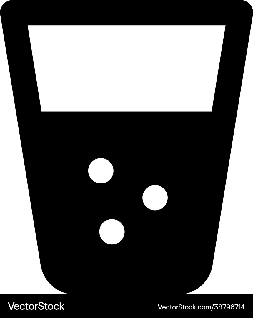 Dissolving tablet Royalty Free Vector Image - VectorStock