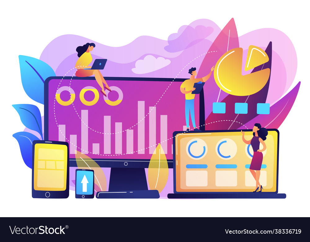 Customer segmentation concept Royalty Free Vector Image