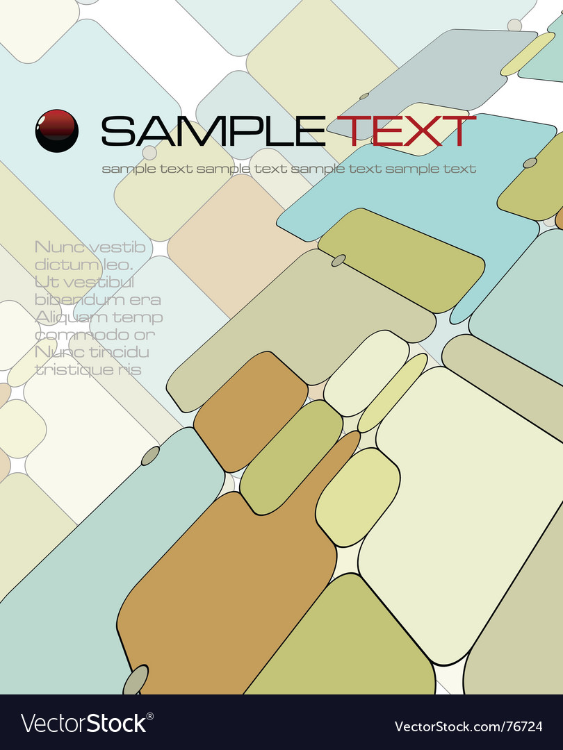 Abstract composition Royalty Free Vector Image