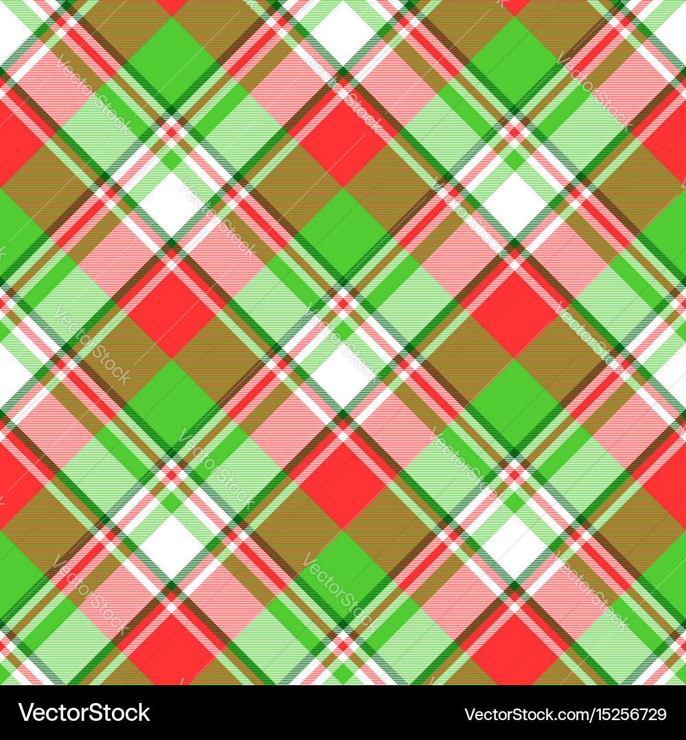 Abstract madras seamless pattern fabric texture Vector Image