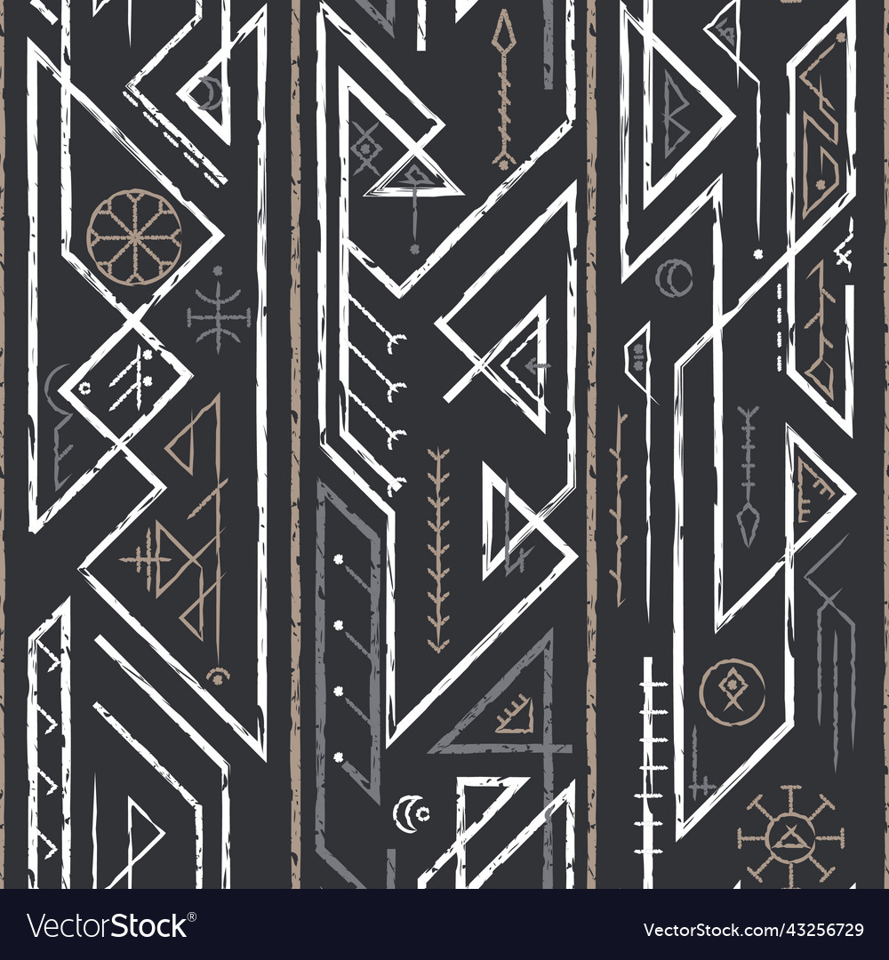 Ancient celtic seamless pattern Royalty Free Vector Image