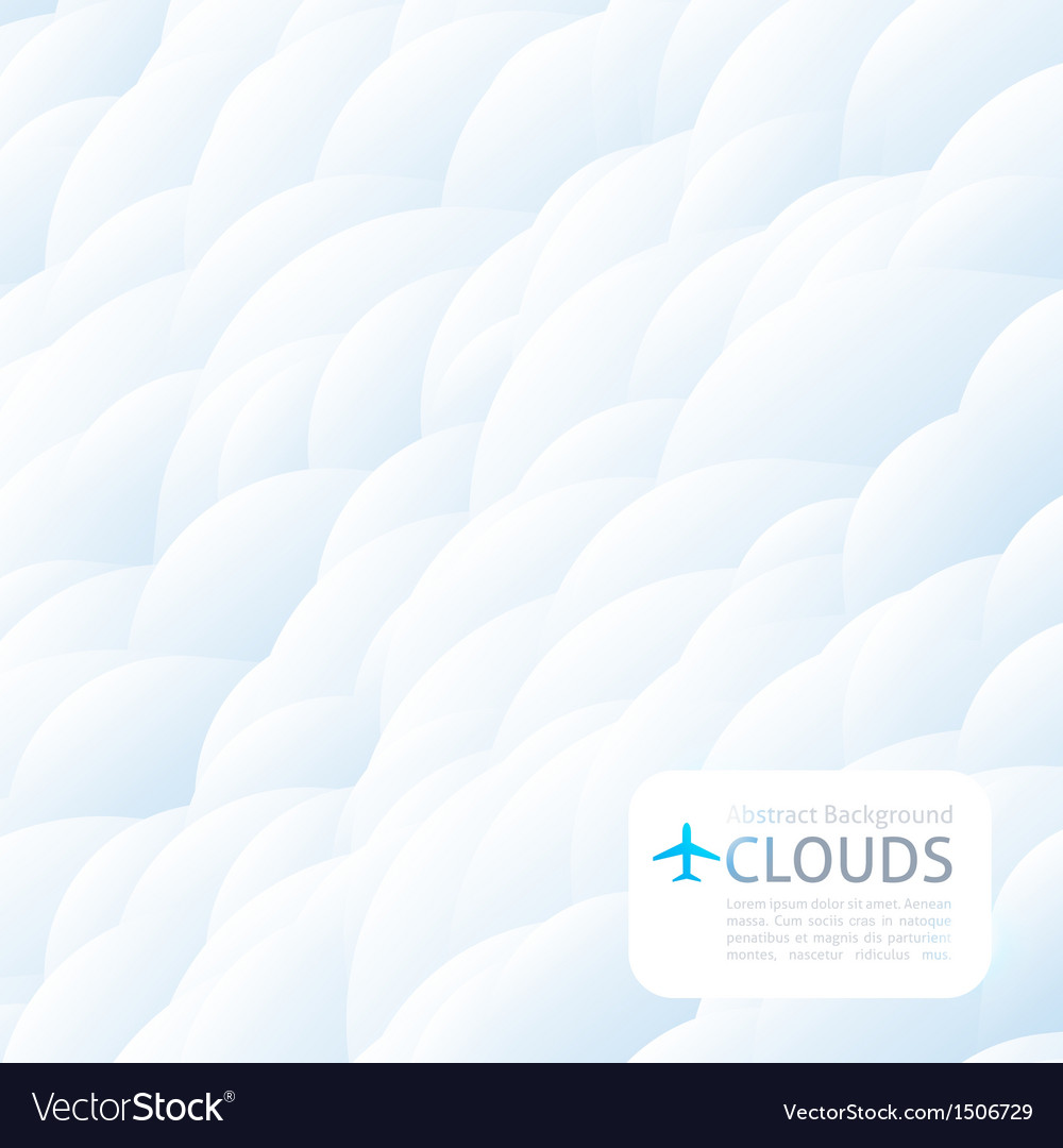 Clouds texture Royalty Free Vector Image - VectorStock