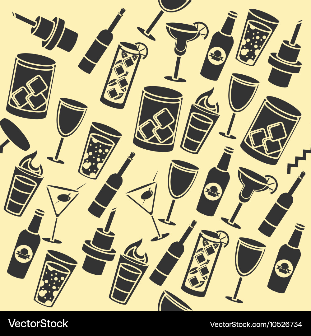 Bar set pattern Royalty Free Vector Image - VectorStock