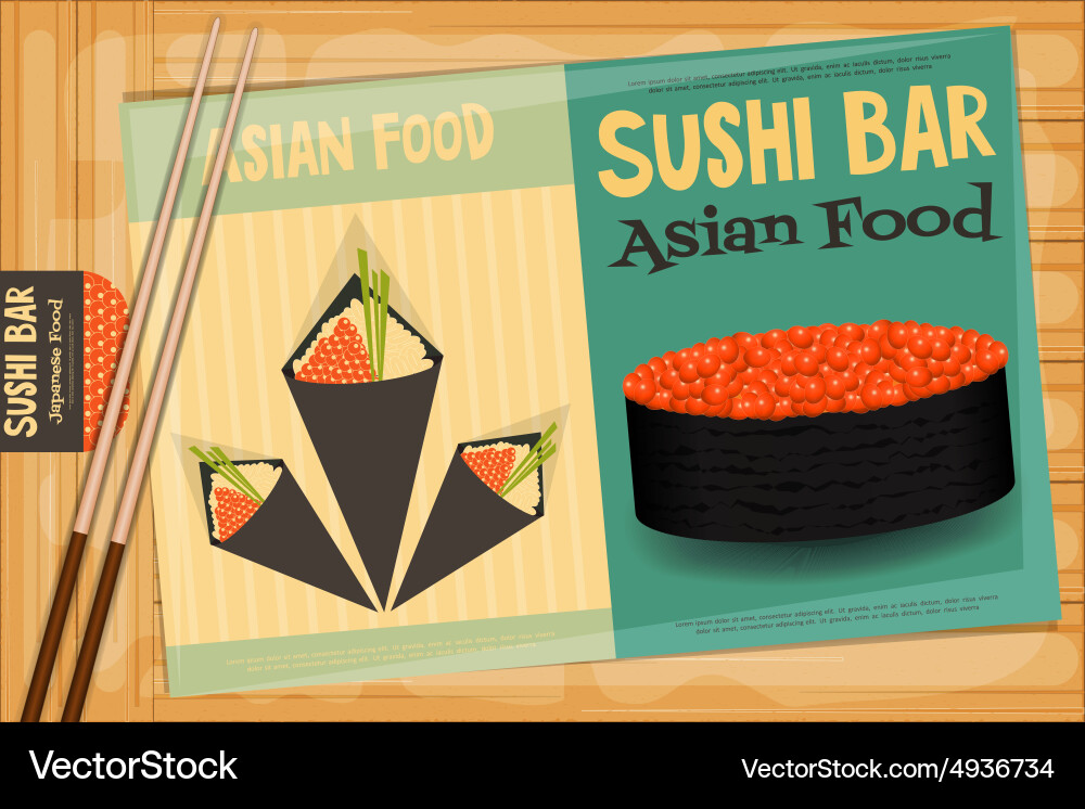 Sushi Royalty Free Vector Image - VectorStock