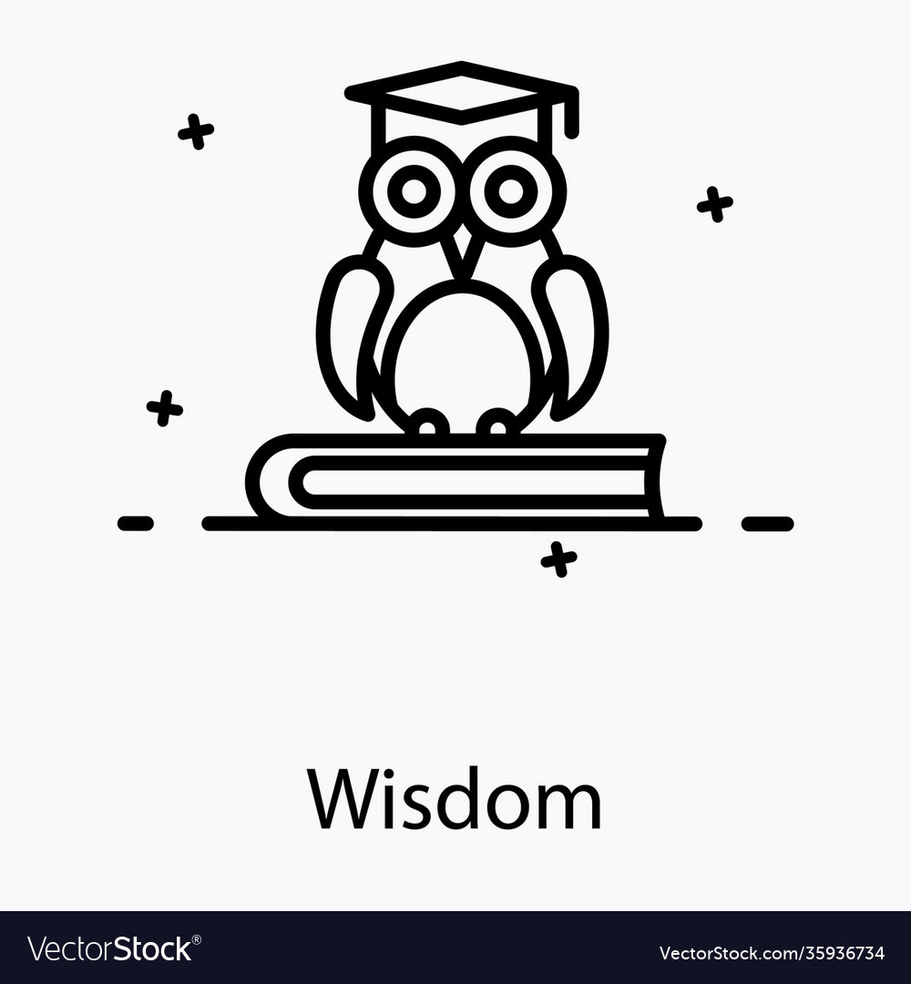 Wisdom Royalty Free Vector Image - VectorStock
