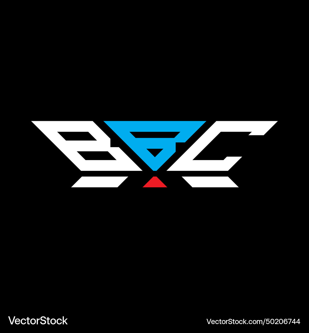 Bbc letter logo design simple and modern Vector Image