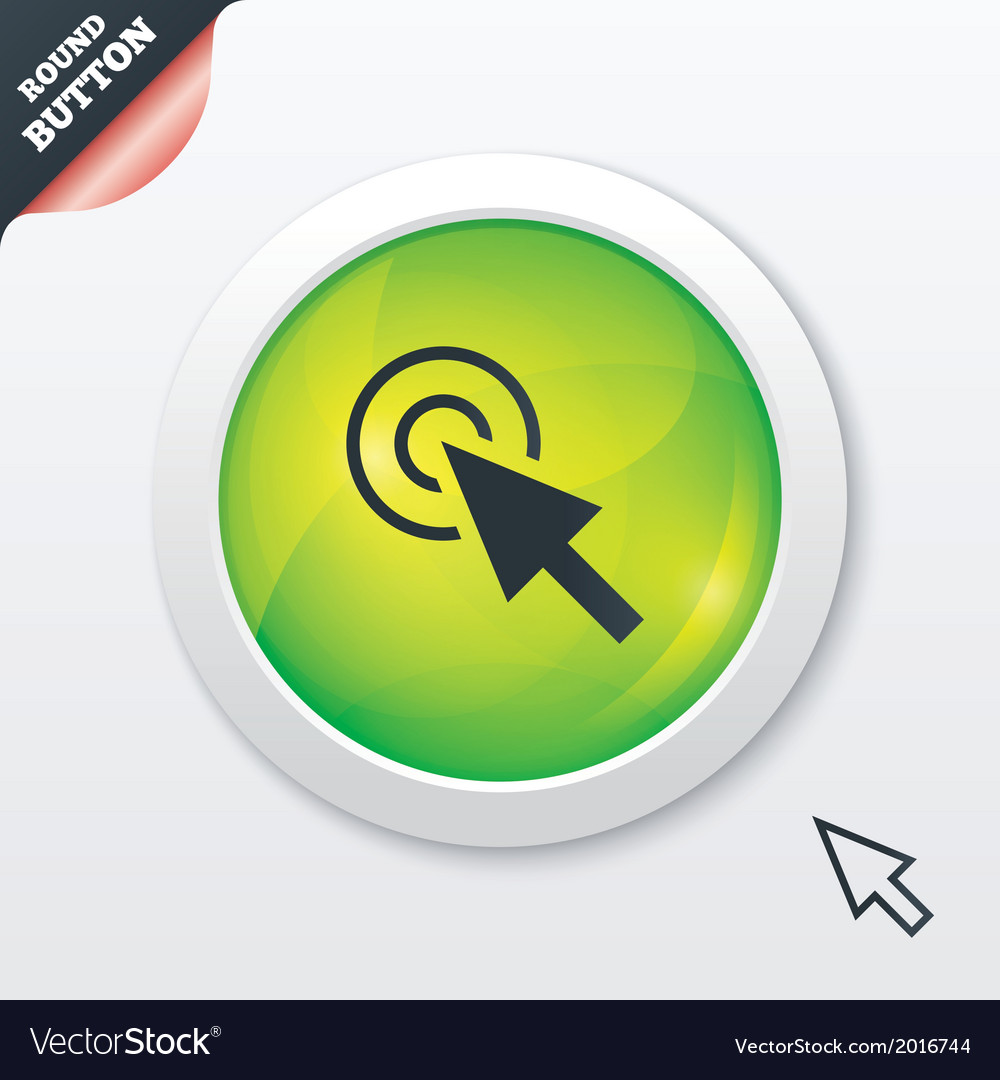 Mouse Cursor Sign Icon Pointer Symbol Royalty Free Vector