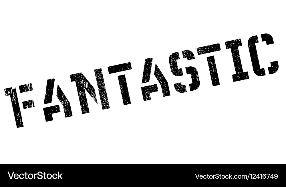 Fantastic rubber stamp Royalty Free Vector Image