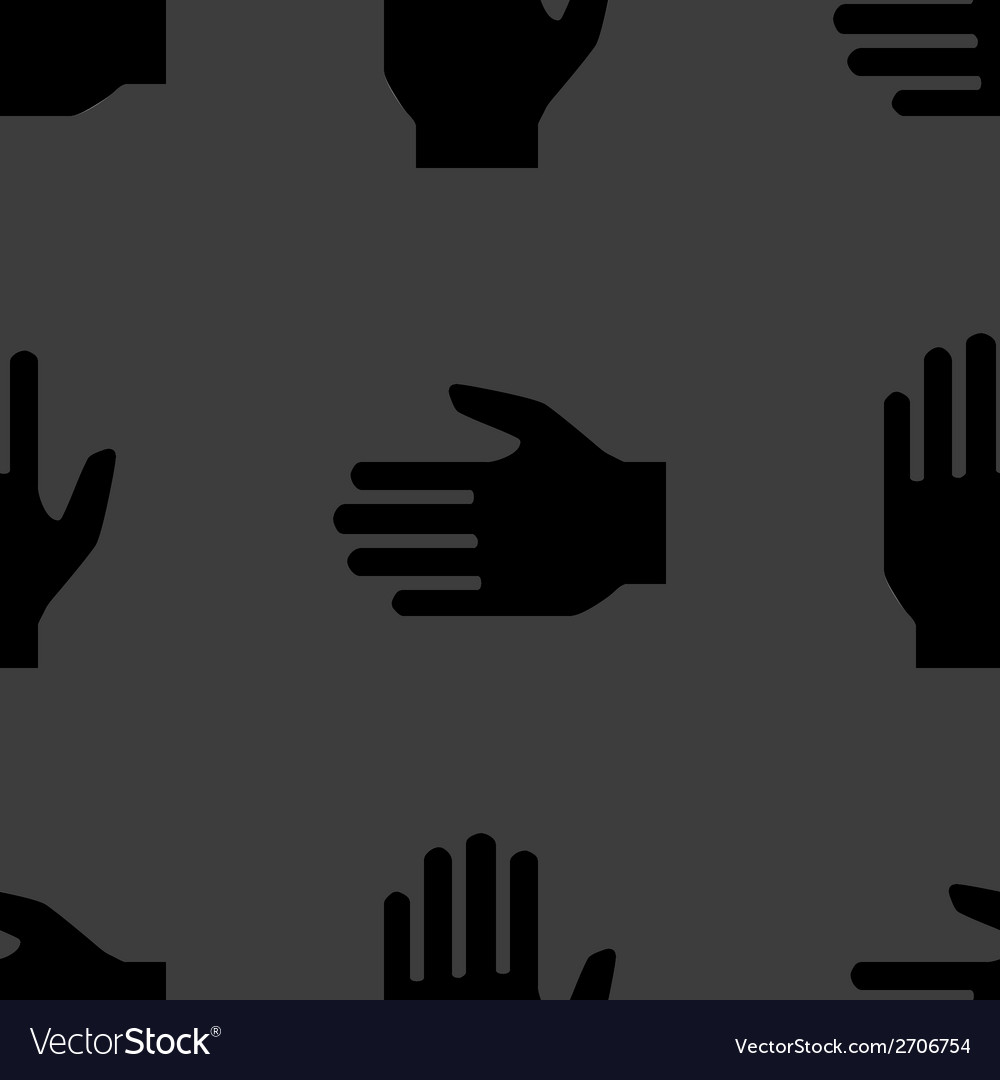 Hand web iconflat design seamless pattern Vector Image
