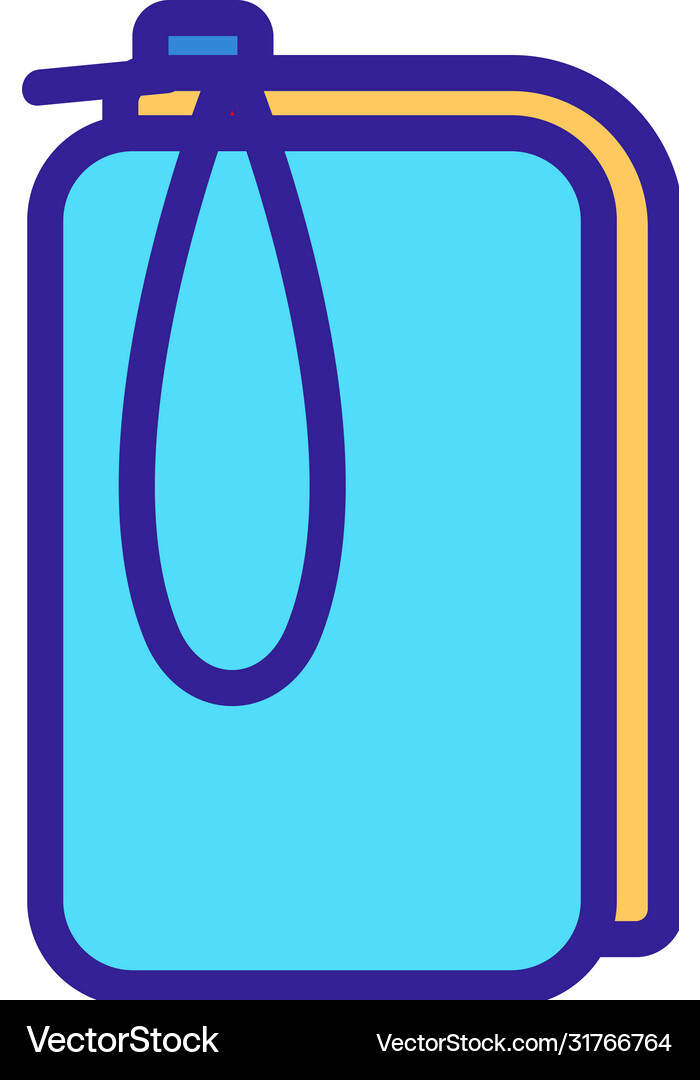 Phone case pouch icon outline Royalty Free Vector Image