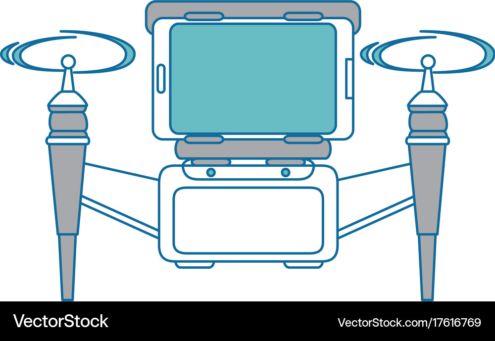 Drone remote control digital Royalty Free Vector Image