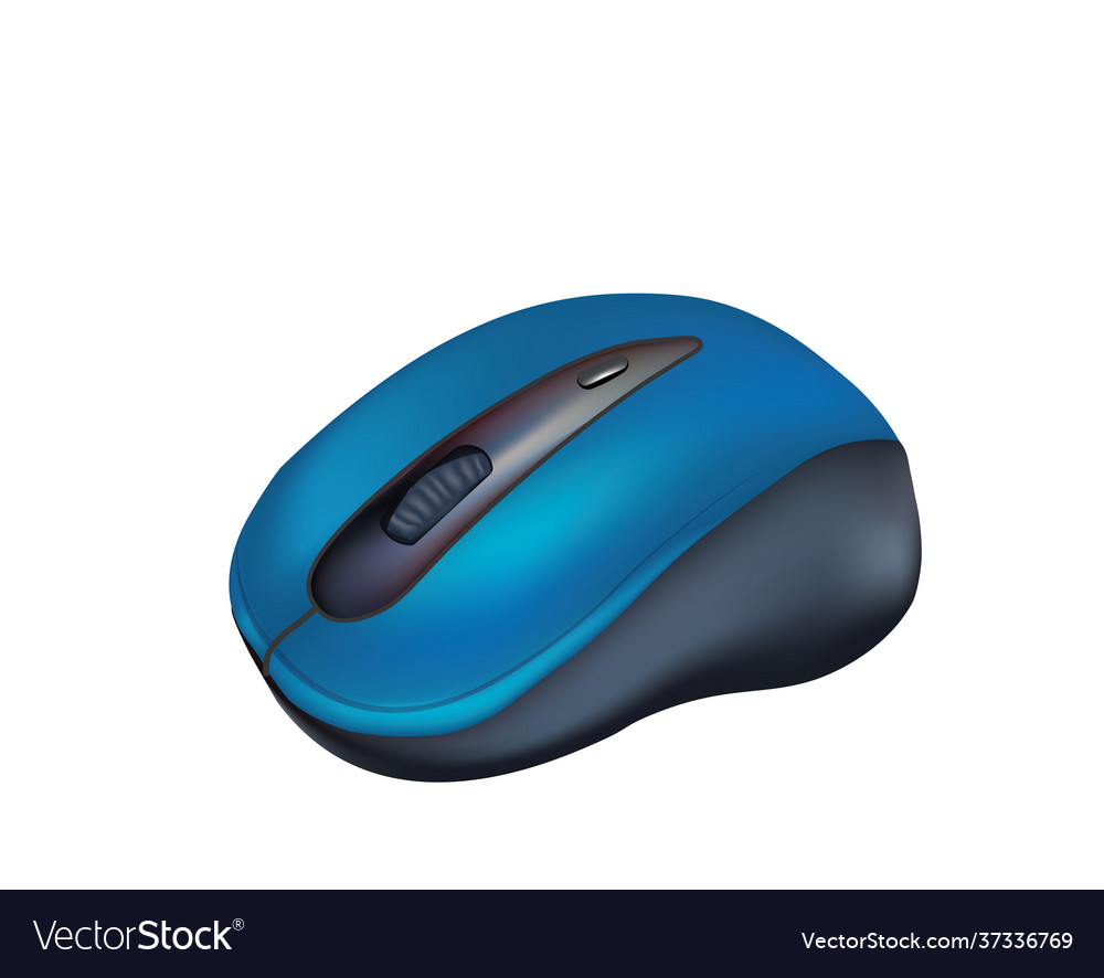 Pc wireless mouse Royalty Free Vector Image - VectorStock