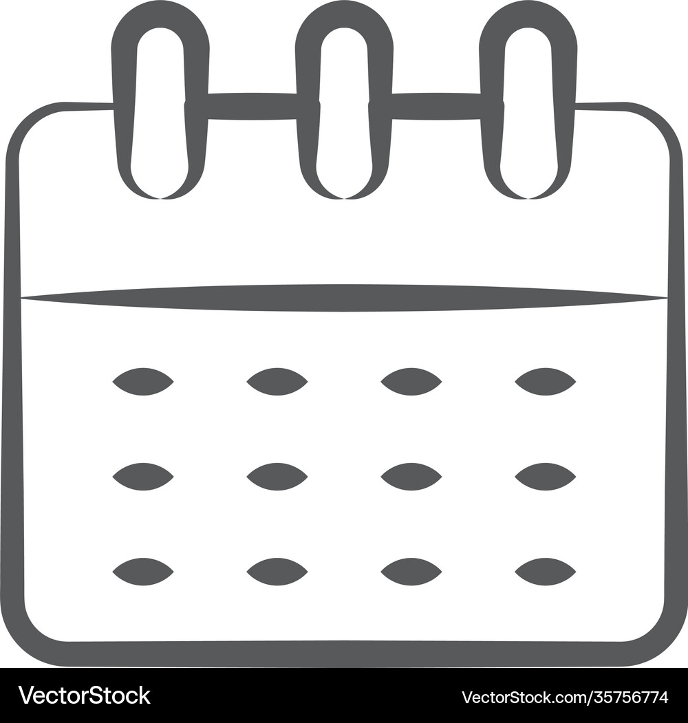 Calendar Royalty Free Vector Image - VectorStock