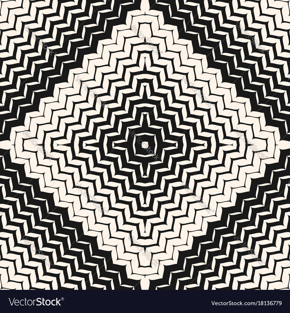 Halftone seamless pattern diagonal zigzag lines Vector Image